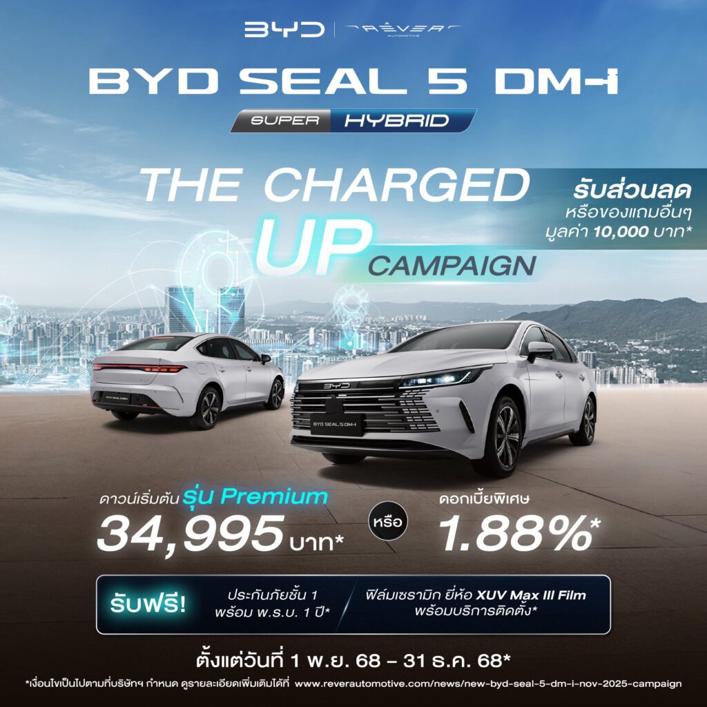 BYD THE CHARGED UP CAMPAIGN | โปร BYD ส่งท้ายปี 2024